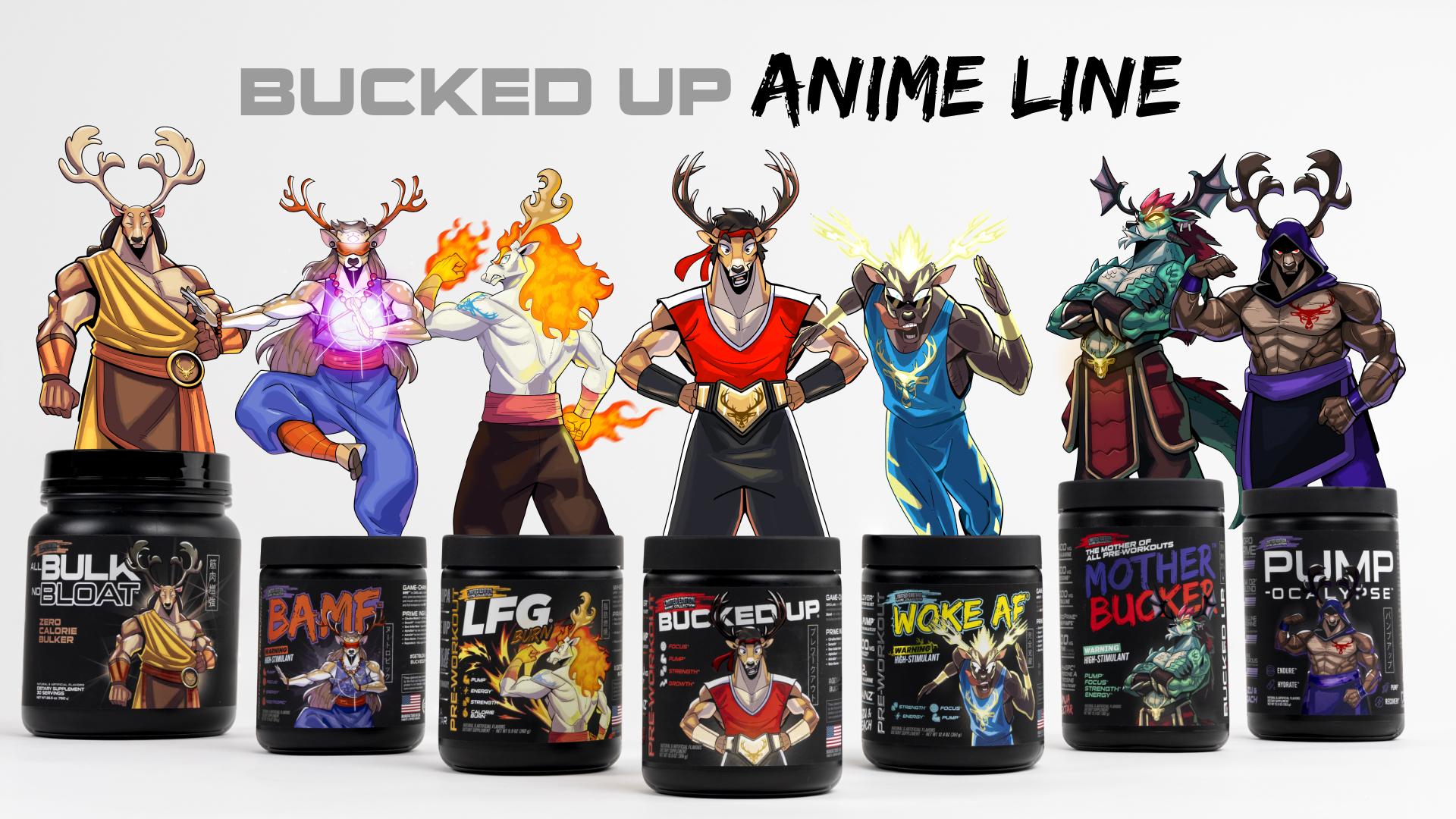BUCKED UP DEBUTS NEW “ANIME LINE”